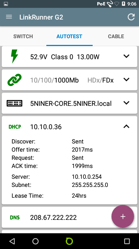 NETSCOUT LinkRunner G2; Part 2, Hittin The Switches