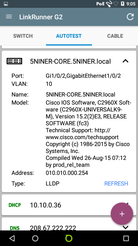 NETSCOUT LinkRunner G2; Part 2, Hittin The Switches