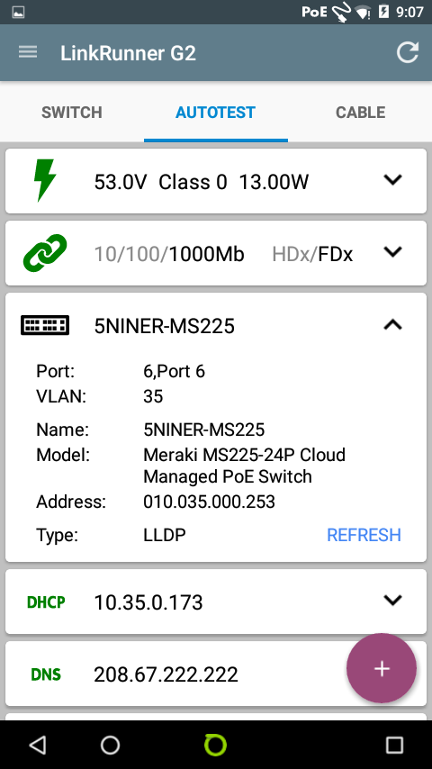 NETSCOUT LinkRunner G2; Part 2, Hittin The Switches