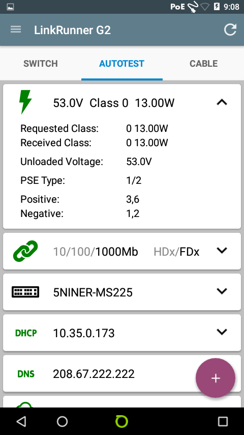 NETSCOUT LinkRunner G2; Part 2, Hittin The Switches